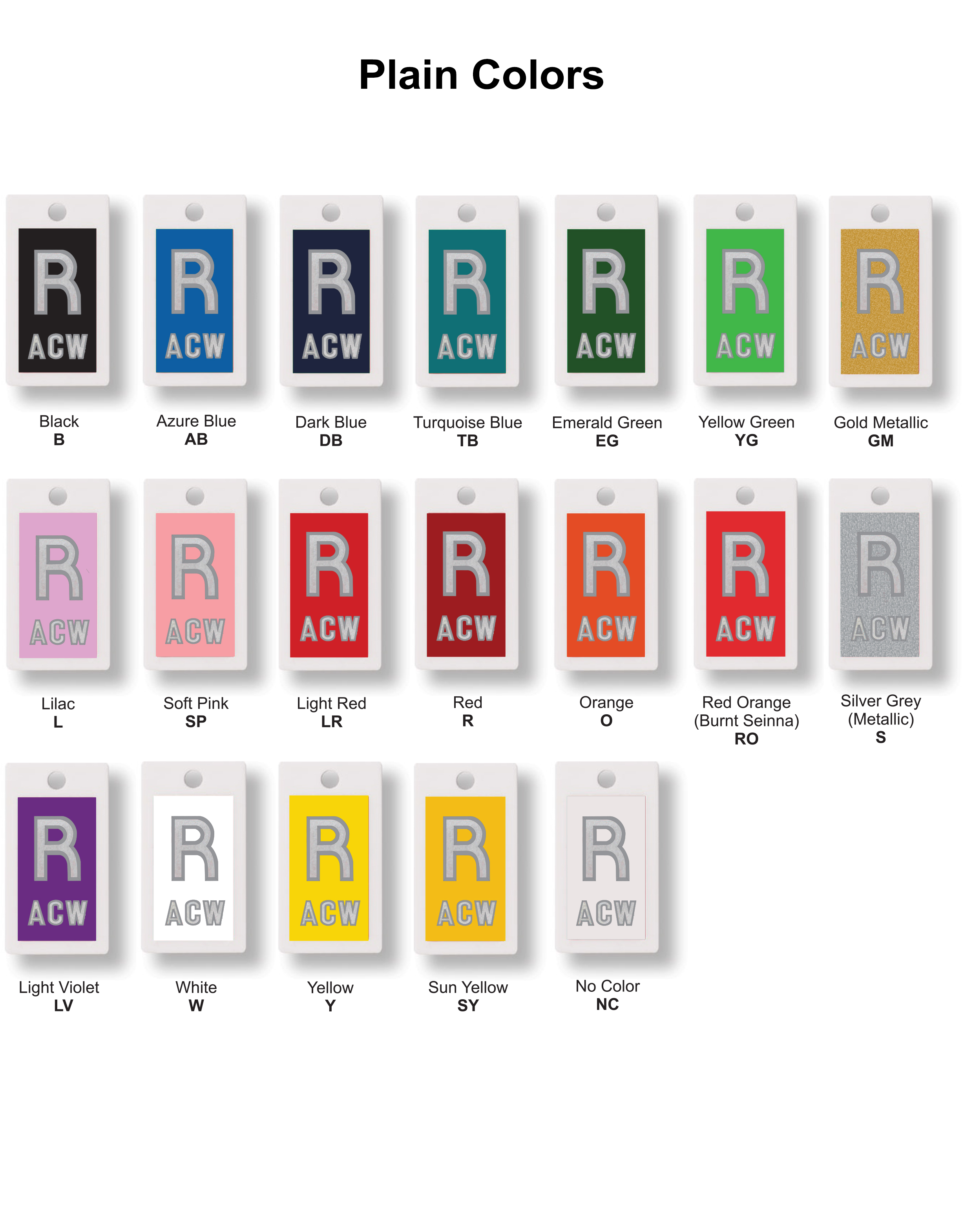 Plastic Lead Xray Markers with 3 Initials Solid Color- Magic X-ray Markers Plastic Lead Xray Markers with 3 Initials Solid Color- Magic X-ray Markers
